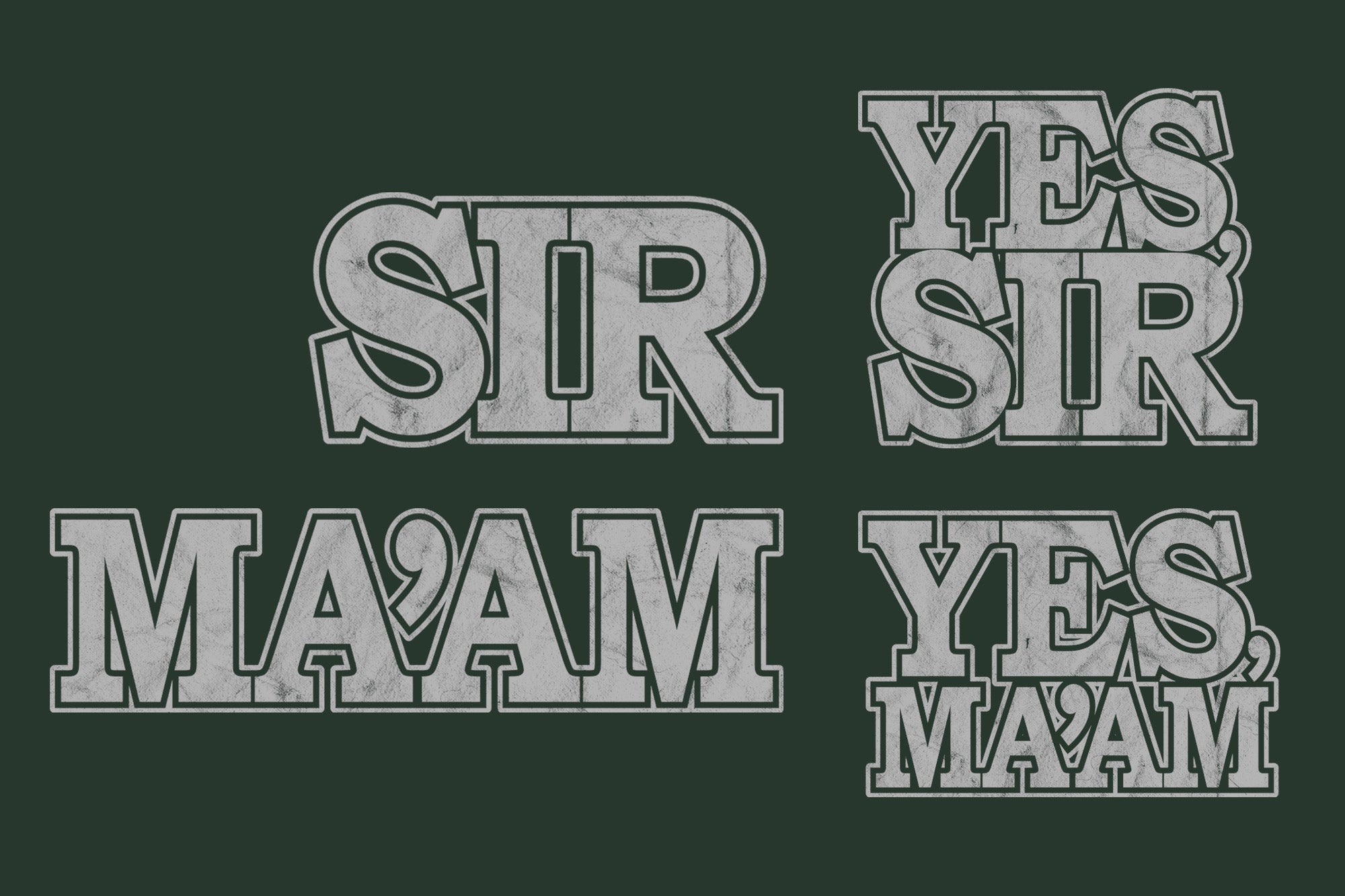 Command Your Style with Sir & Ma’am Alpha Military Nerd Collection ...